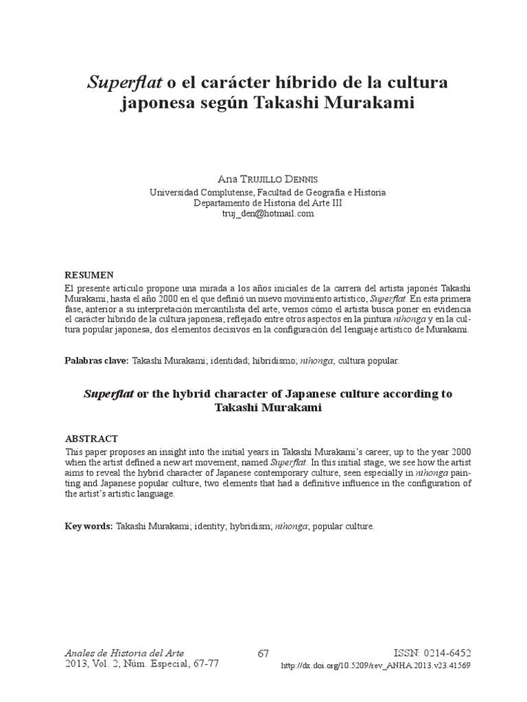 Superflat Segun Murakami PDF | PDF | Japón | Manga