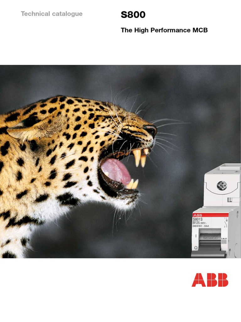 High Performance MCB, ABB | PDF | Power Station | Rail Transport