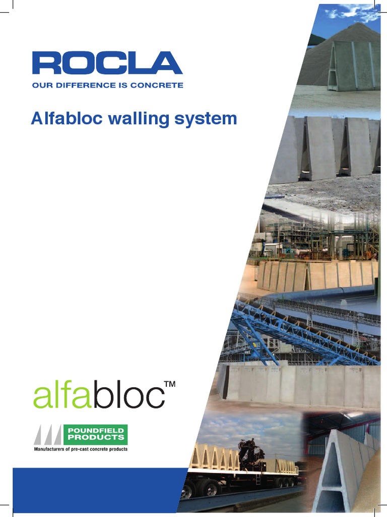 Rocla Alfabloc Brochure PDF | PDF | Elevator | Wall