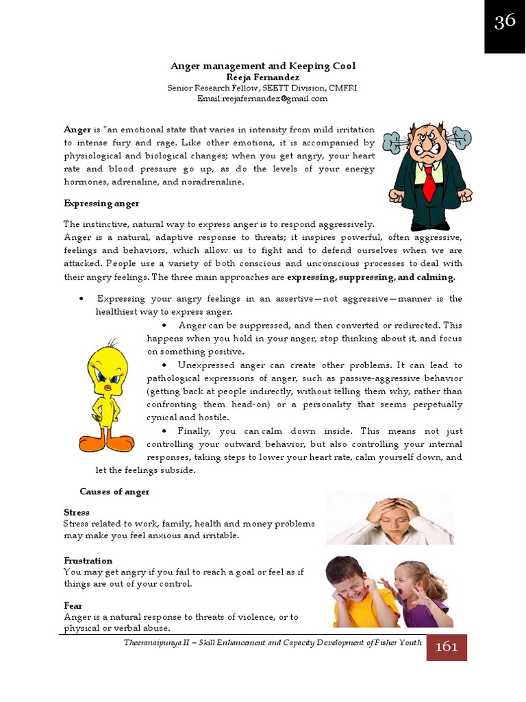 Anger Management and Keeping Cool | PDF | Anger | Emotions