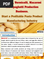 Noodle Manufacturing Process Overview | PDF | Noodle | Chemistry