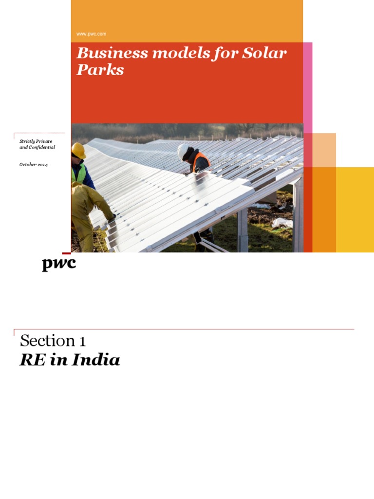Business Models For Solar Park - PWC PDF | PDF | Solar Power ...