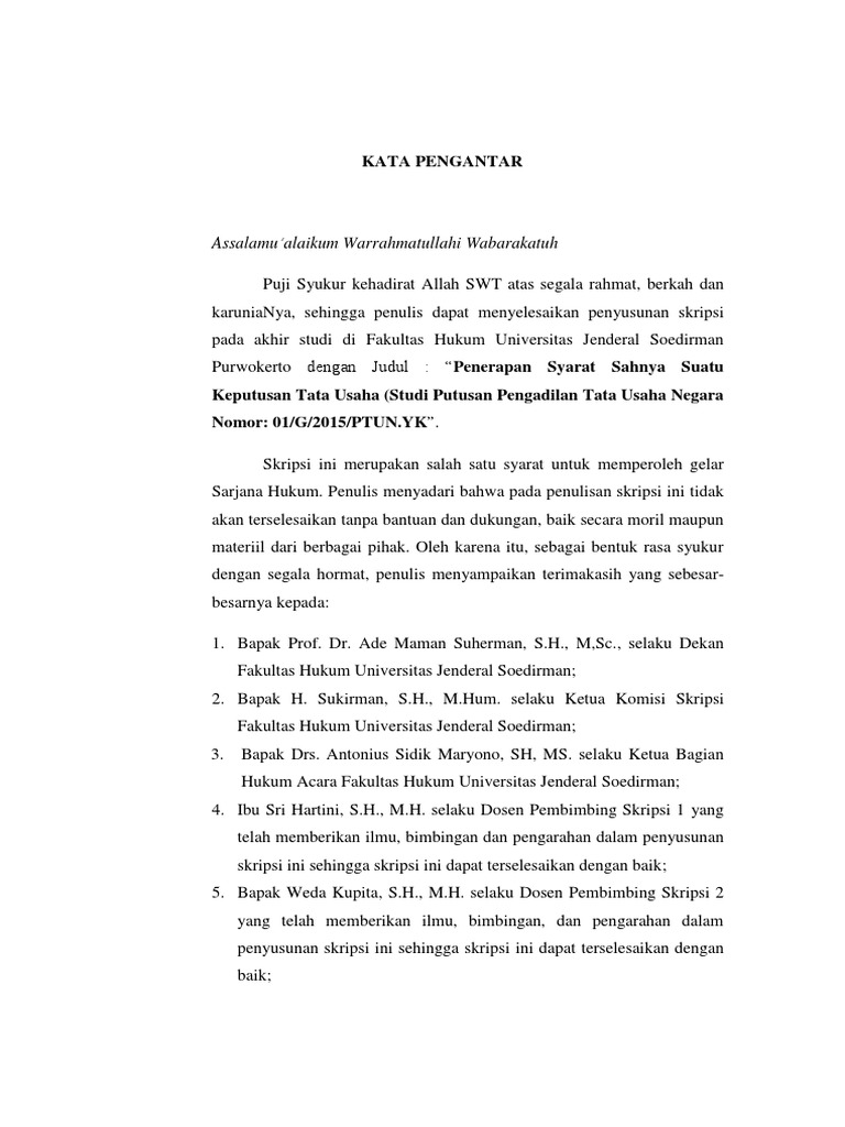 Kata Pengantar | PDF