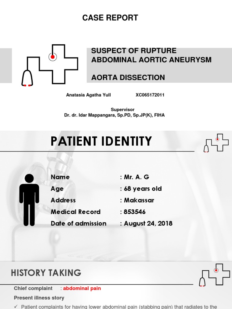 Case Report: Suspect of Rupture Abdominal Aortic Aneurysm Aorta ...