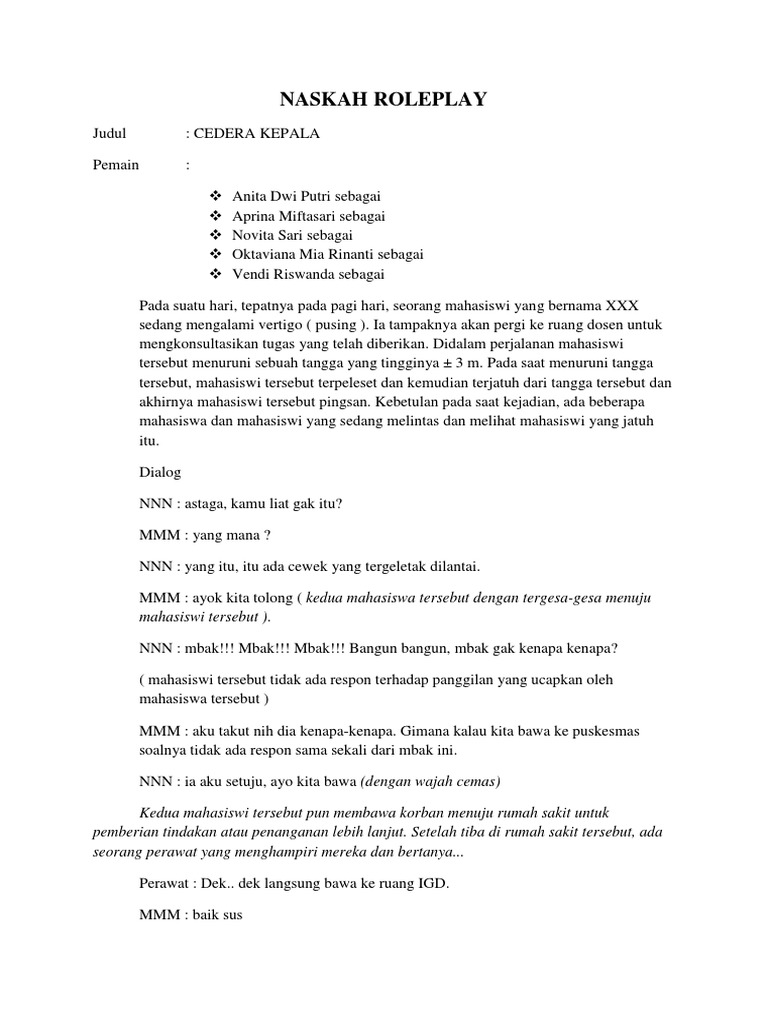 Naskah Roleplay 3 | PDF