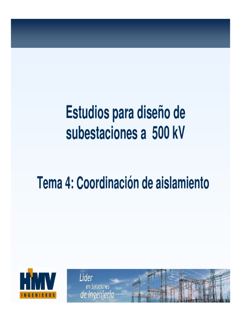 Coordinación Aislamiento Subestaciones 500kV | PDF | Transformador | Electricidad