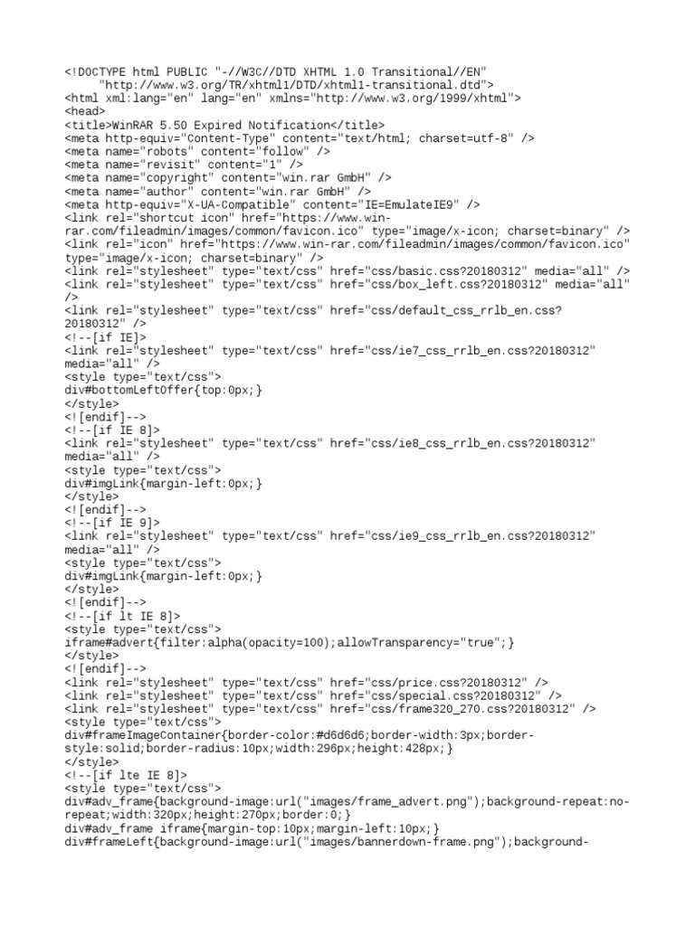 Notifier Win-Rar Com | PDF | Html | Human–Computer Interaction