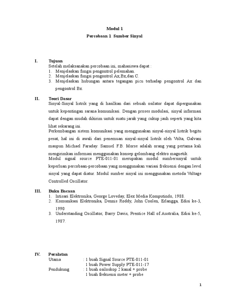 Modul 1 Siskom Revisi | PDF