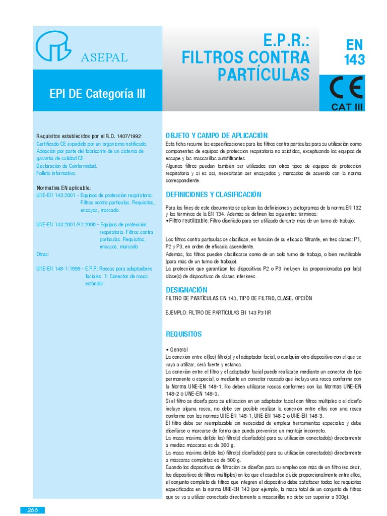 Une en 143 | PDF | Filtración | Oxígeno