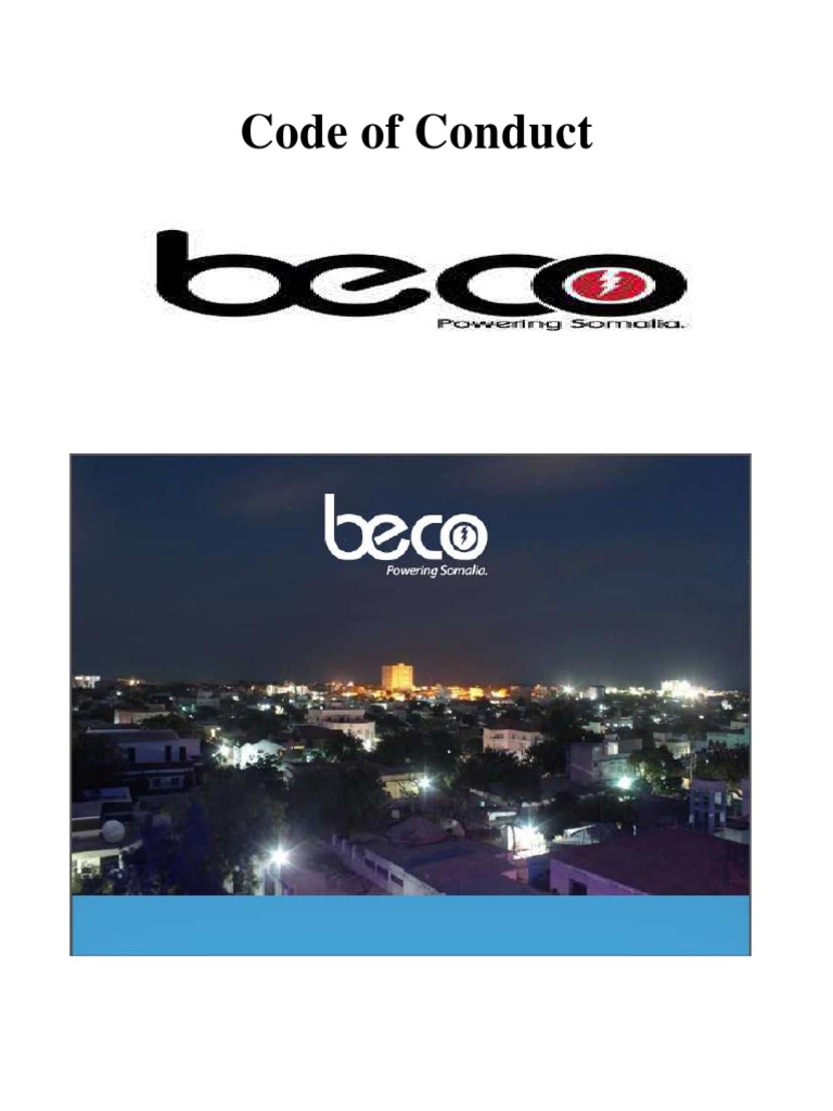 BECO Code Conduct | PDF | Conflict Of Interest | Internet