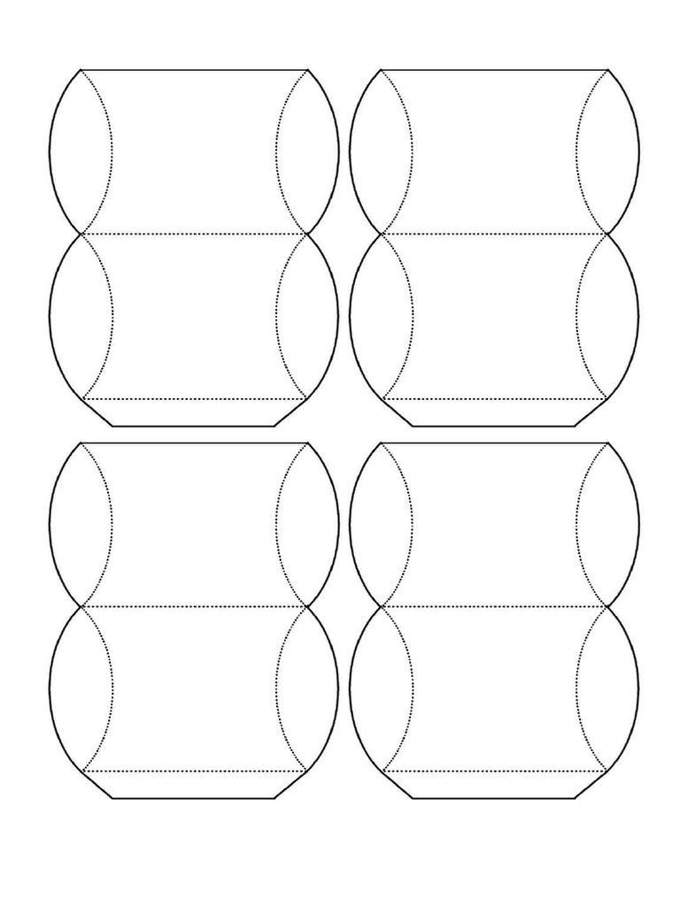 Molde Cajita Almohada | PDF