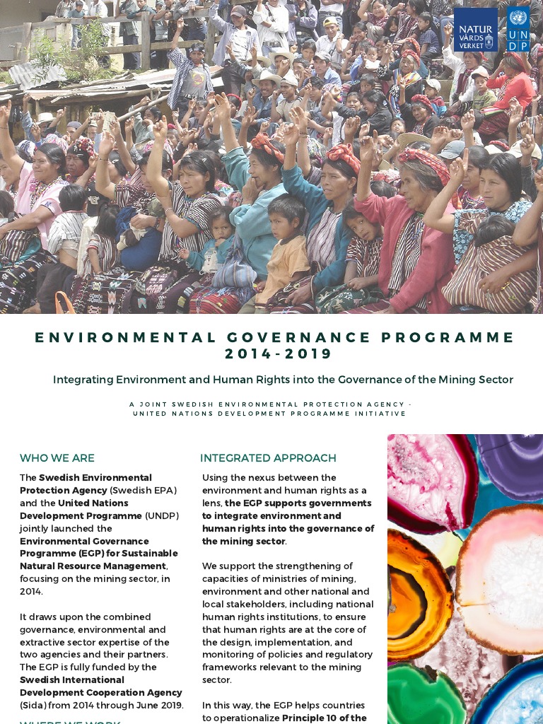 Environmental Governance Programme | PDF | Governance | United Nations ...