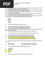 Banco de Preguntas Salud Pública | PDF | Vacunas | Salud pública