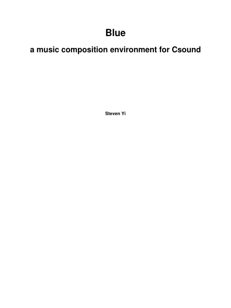 Blue Manual | PDF | Java Virtual Machine | Java (Programming Language)