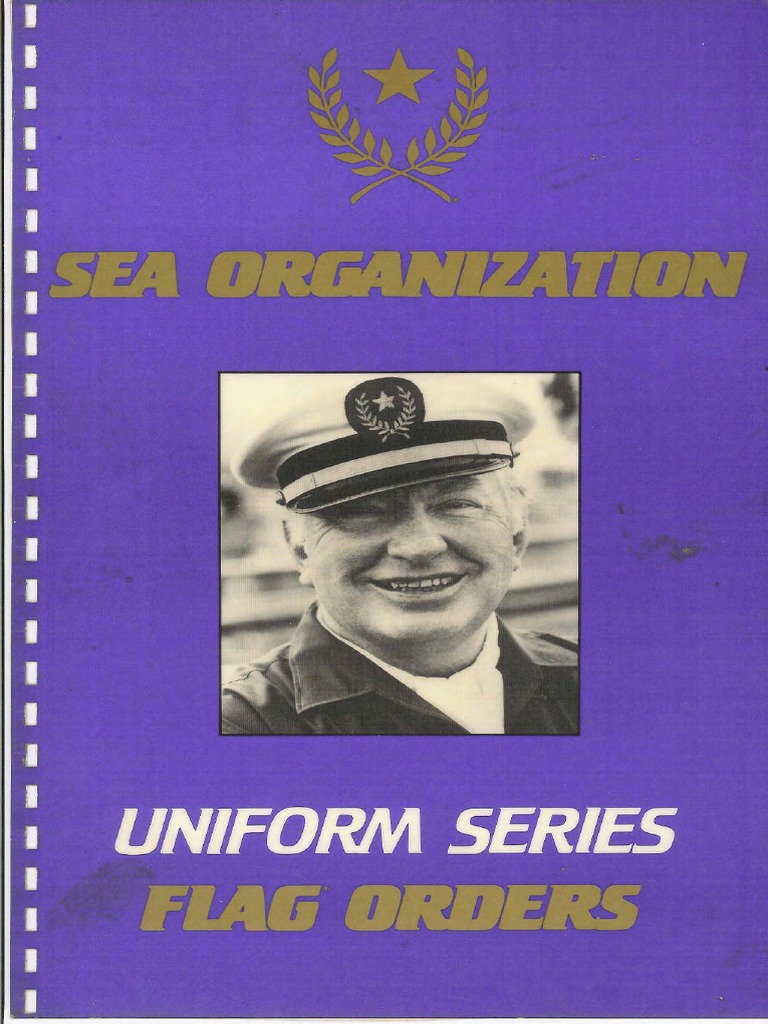Sea Organization - Uniform Series Flag Orders | Human Appearance ...