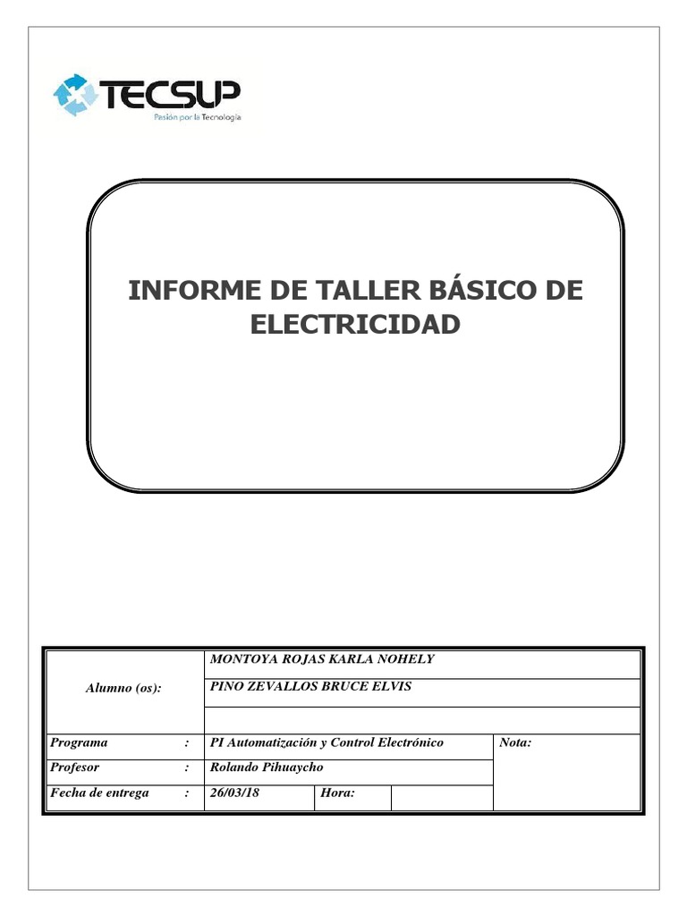 Informe Tecsup | PDF