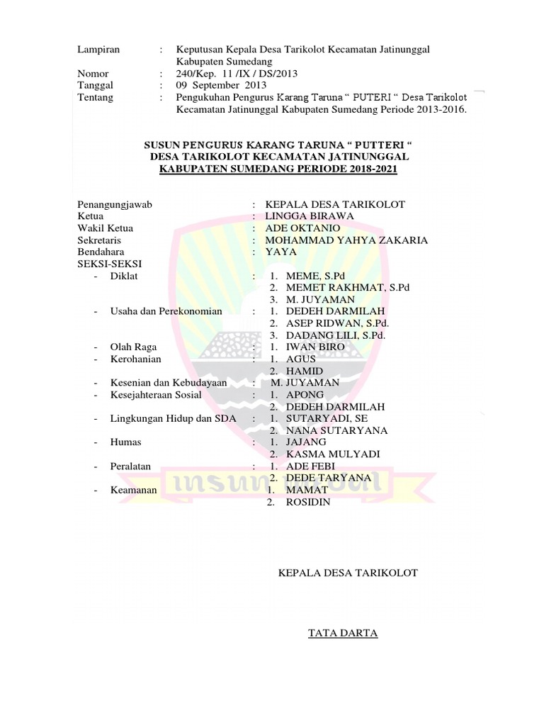 SK Karang Taruna 2018 | PDF