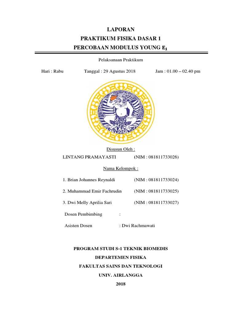Laporan Praktikum Fisika - Modulus Young | PDF