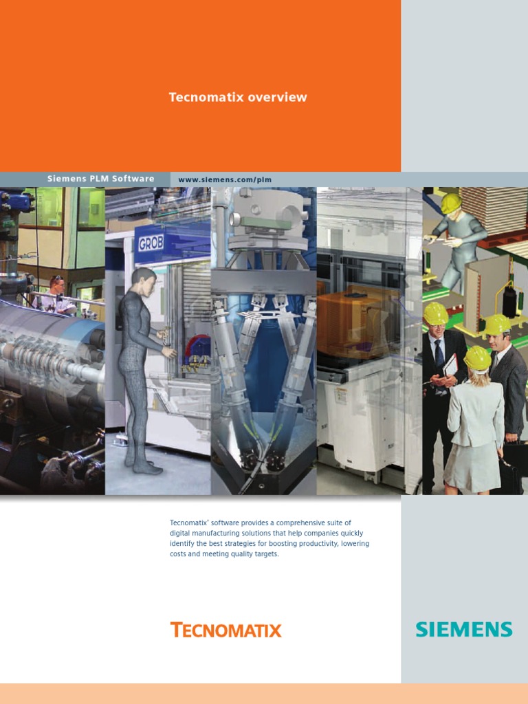 Tecnomatix Overview: Siemens PLM Sof Tware | PDF | Product Lifecycle ...