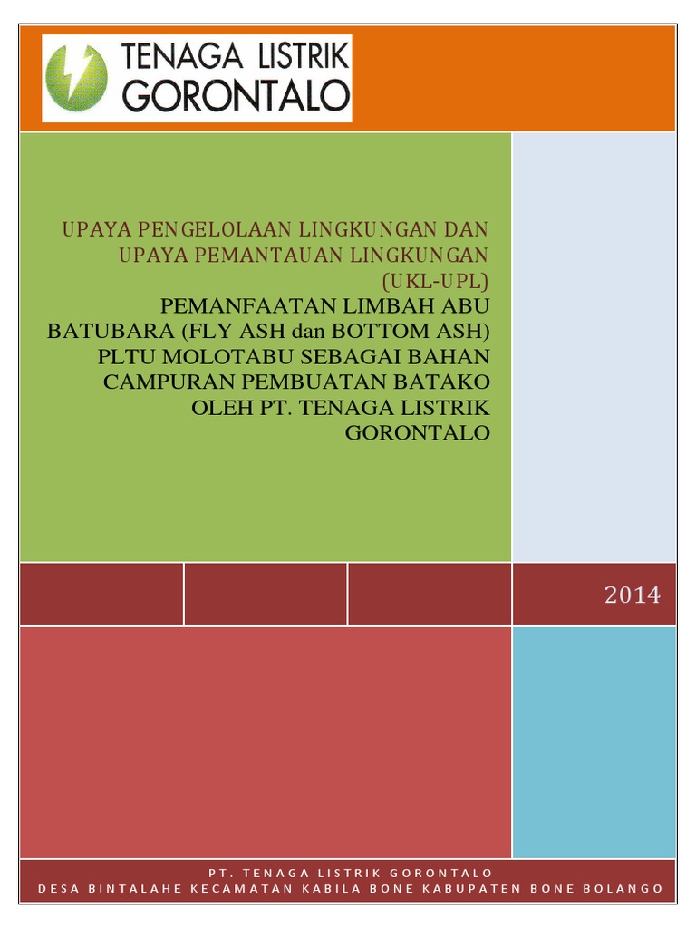 PEMANFAATAN LIMBAH ABU BATUBARA FLY ASH Dan BOTTOM ASH PLTU MOLOTABU SEBAGAI BAHAN CAMPURAN ...