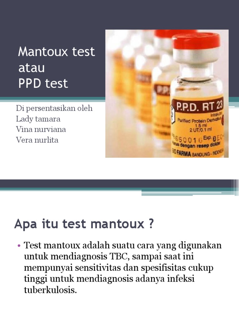 Mantoux Test | PDF