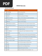 E3D Command List and Shortcuts Guide | PDF