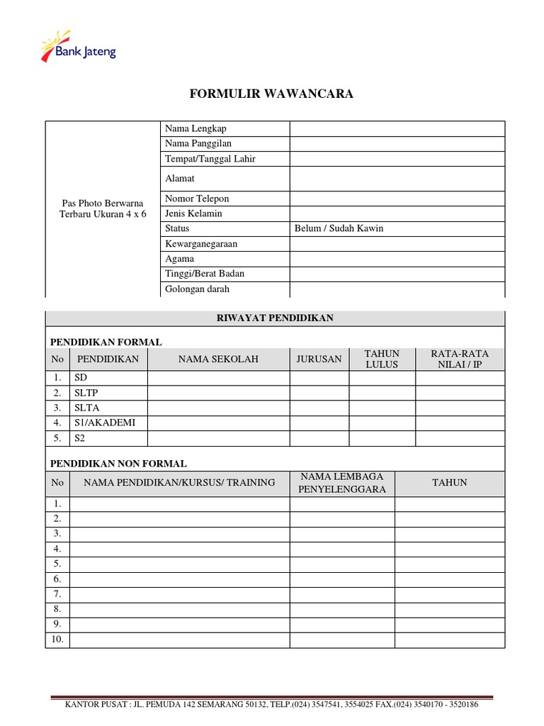 Formulir | PDF