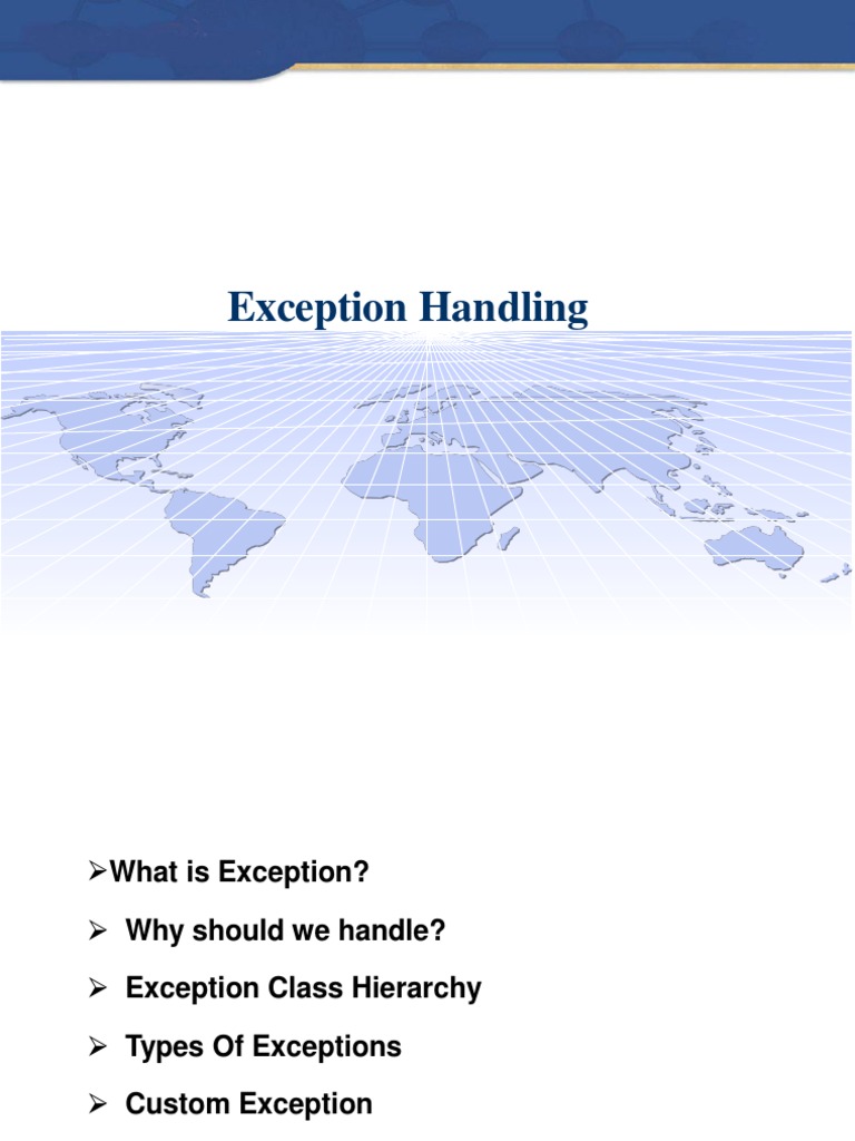 Java Exception Handling Guide | PDF | Software Development | Computer Programming