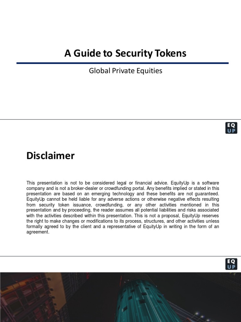 Security Tokens - A Complete Guide | PDF | Securities (Finance) | Investor