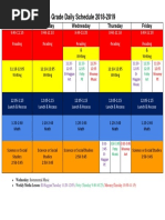 Color Coded Daily Homeschool Schedule | PDF | Linguistics | Behavior ...