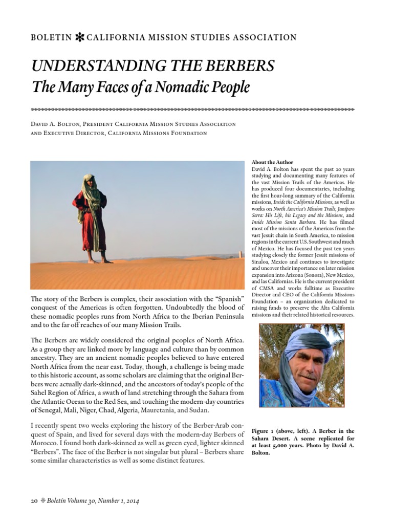 Understanding The Berbers The Many Faces of A Nomadic People | PDF ...