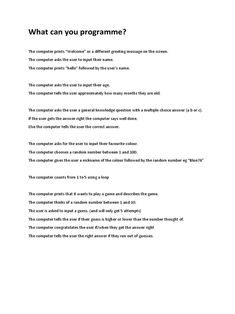 The Computer Prints Pdf