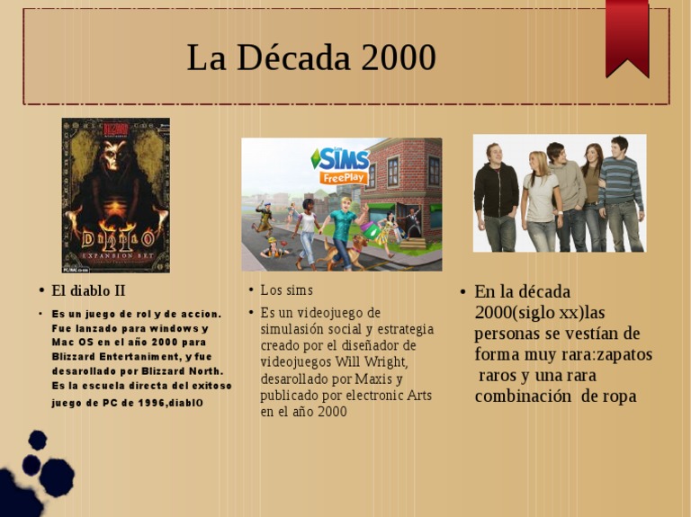 Juegos y moda en la década de 2000 | PDF