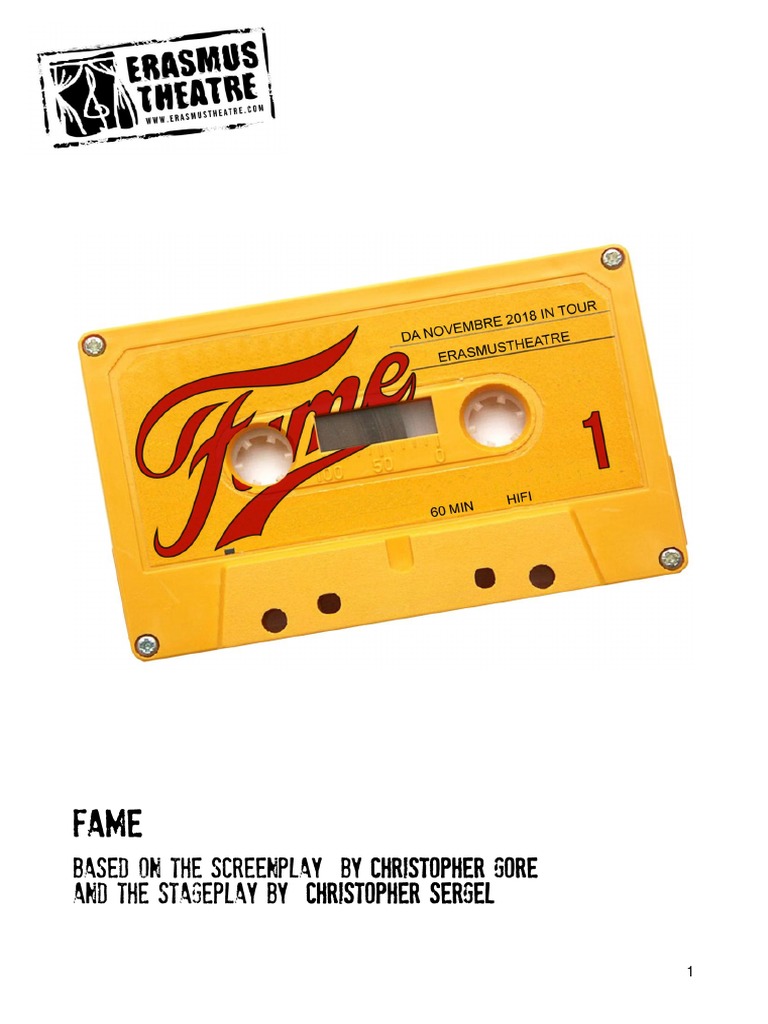 FAME Script 2018 | PDF | Performing Arts | Leisure