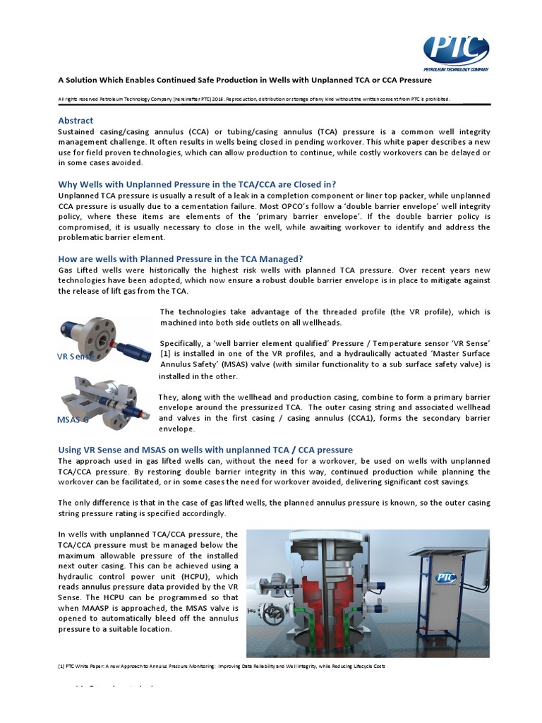 A Solution Which Enables Continued Safe Production in Wells With ...