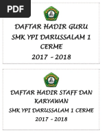 Contoh Format Rekap Kehadiran Siswa | PDF