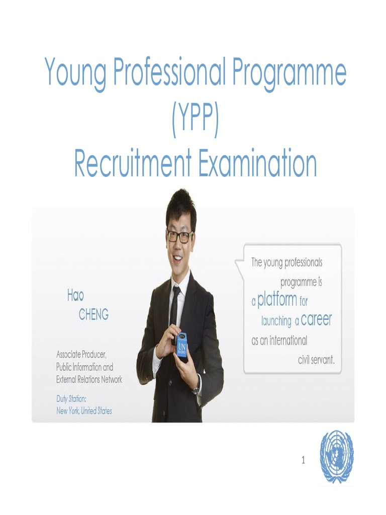 Young Professional Programme (YPP) Recruitment Examination | PDF ...