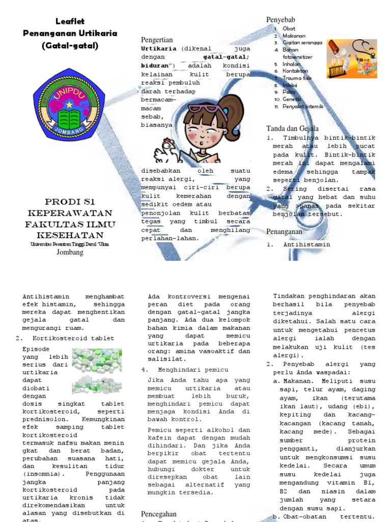 Urtikaria Leaflet | PDF