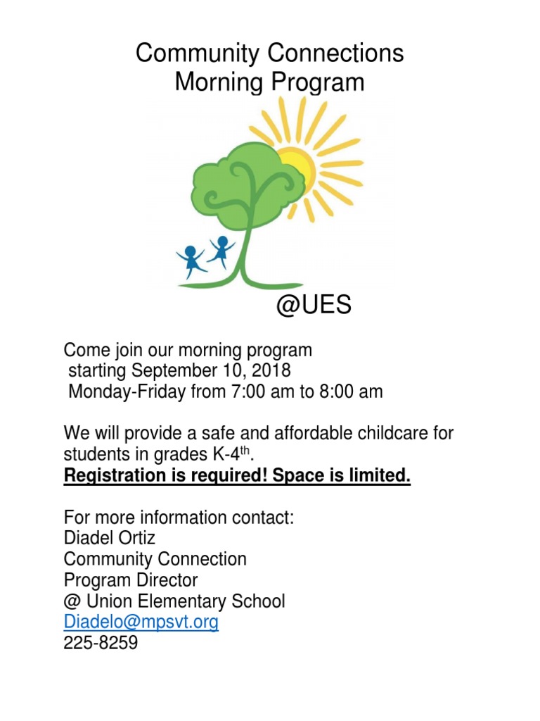 CC Morning Flyer | PDF | Wellness