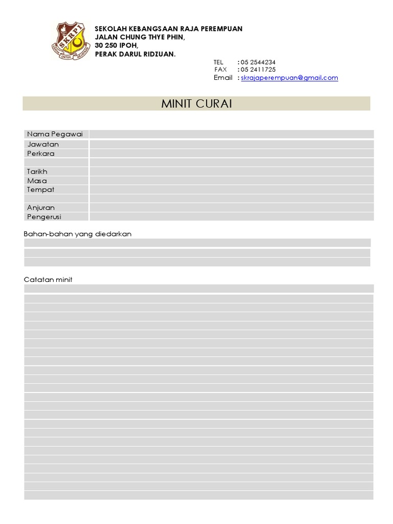 Tapak Minit Curai | PDF