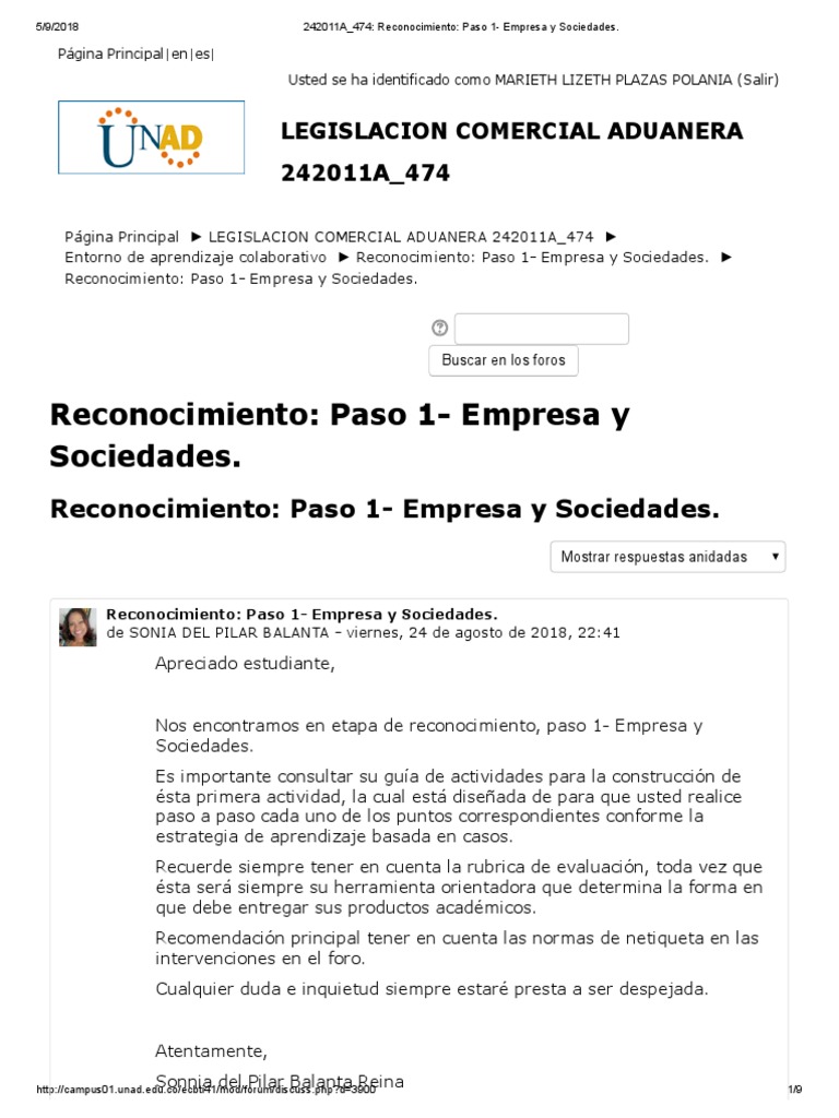 242011A - 474 - Reconocimiento - Paso 1 - Empresa y Sociedades - PDF ...
