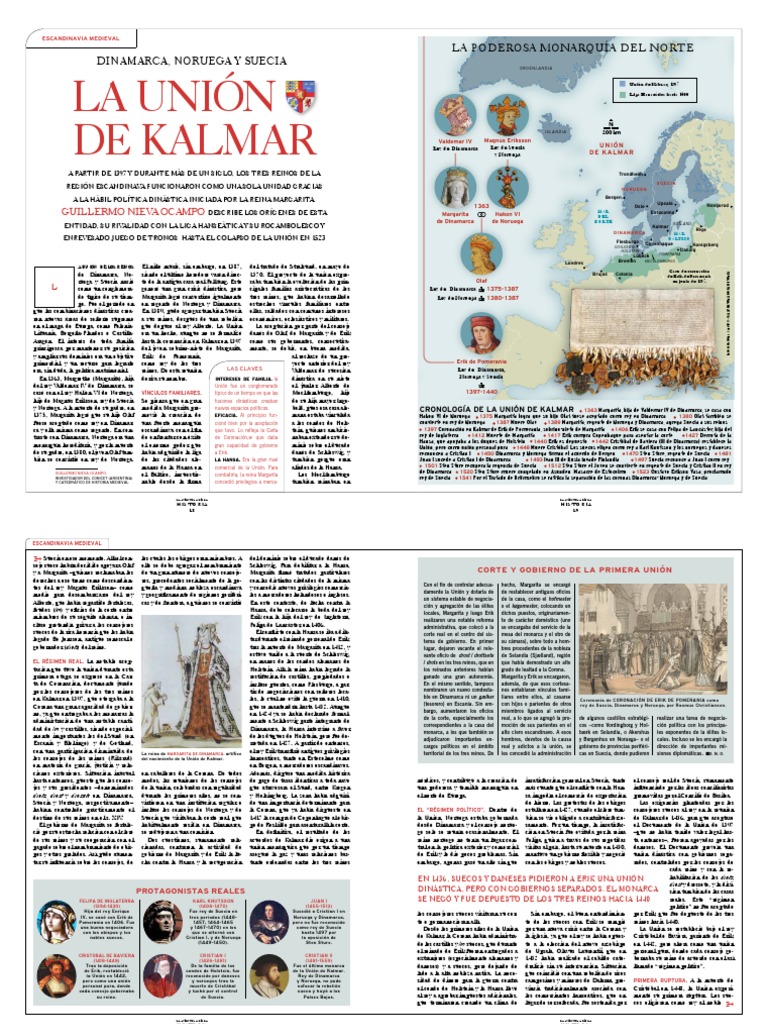 La Unión de Kalmar: Historia y Orígenes | PDF | Suecia | Monarquía