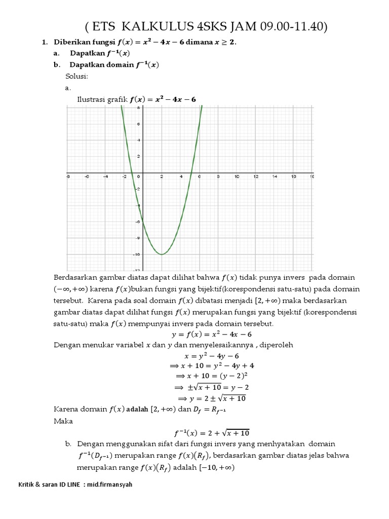 Catatan Kalkulus II | PDF