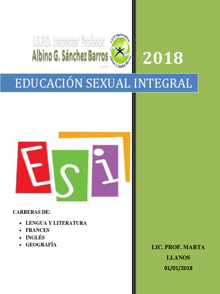 Modulo ESI | PDF | Educación sexual | La sexualidad humana