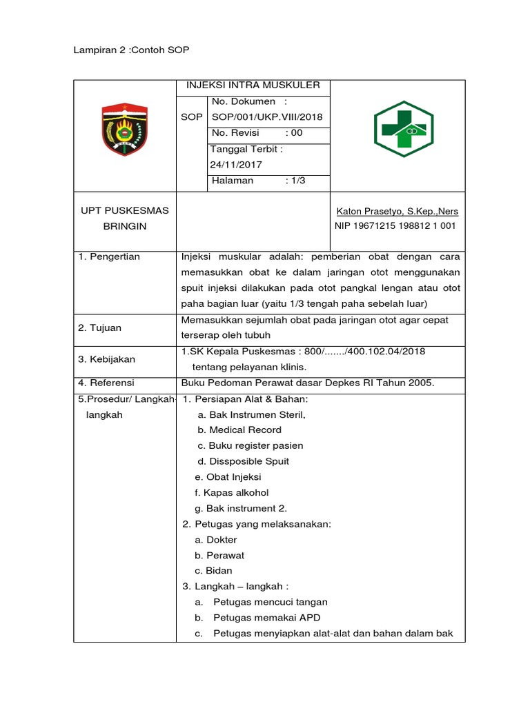 Contoh Sop SK Kak Kap | PDF