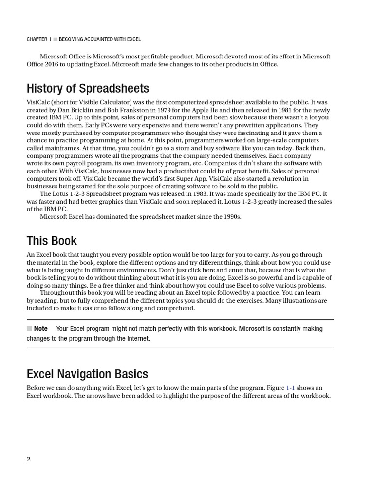 Essential Excel 2016 - A Step-By-Step Guide - 1st Edition (2016 ...