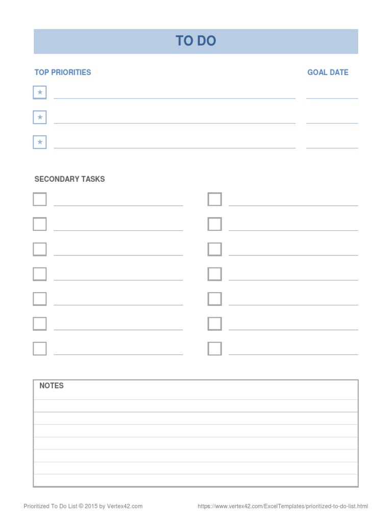 To Do List Prioritized PDF | PDF