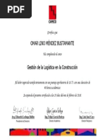 Certificado Sencico | PDF