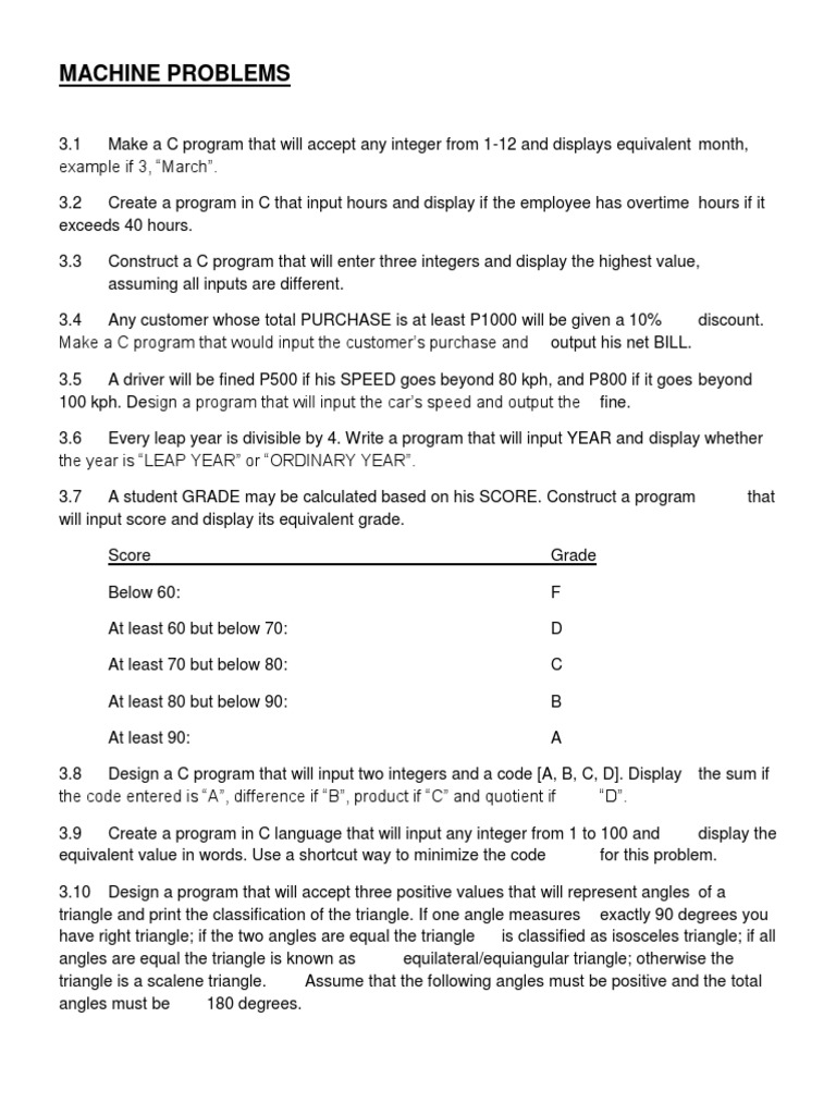 Conditional Statements Pdf Triangle C Programming Language