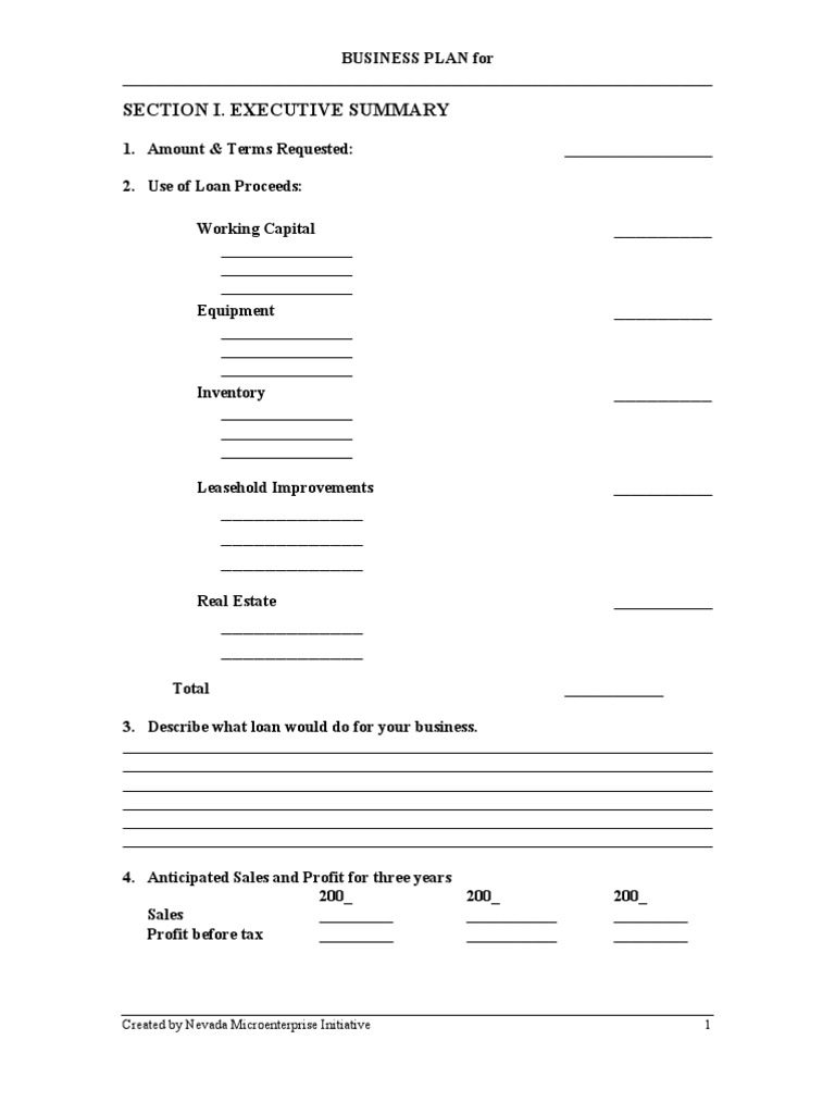 Fill in The Blanks Business Plan | PDF | Business Plan | Economies